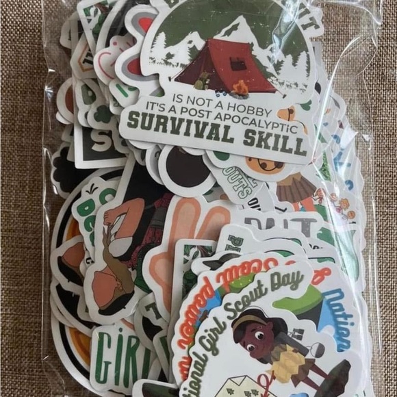 Art | Girl Scout Themed Sticker Pack | Poshmark